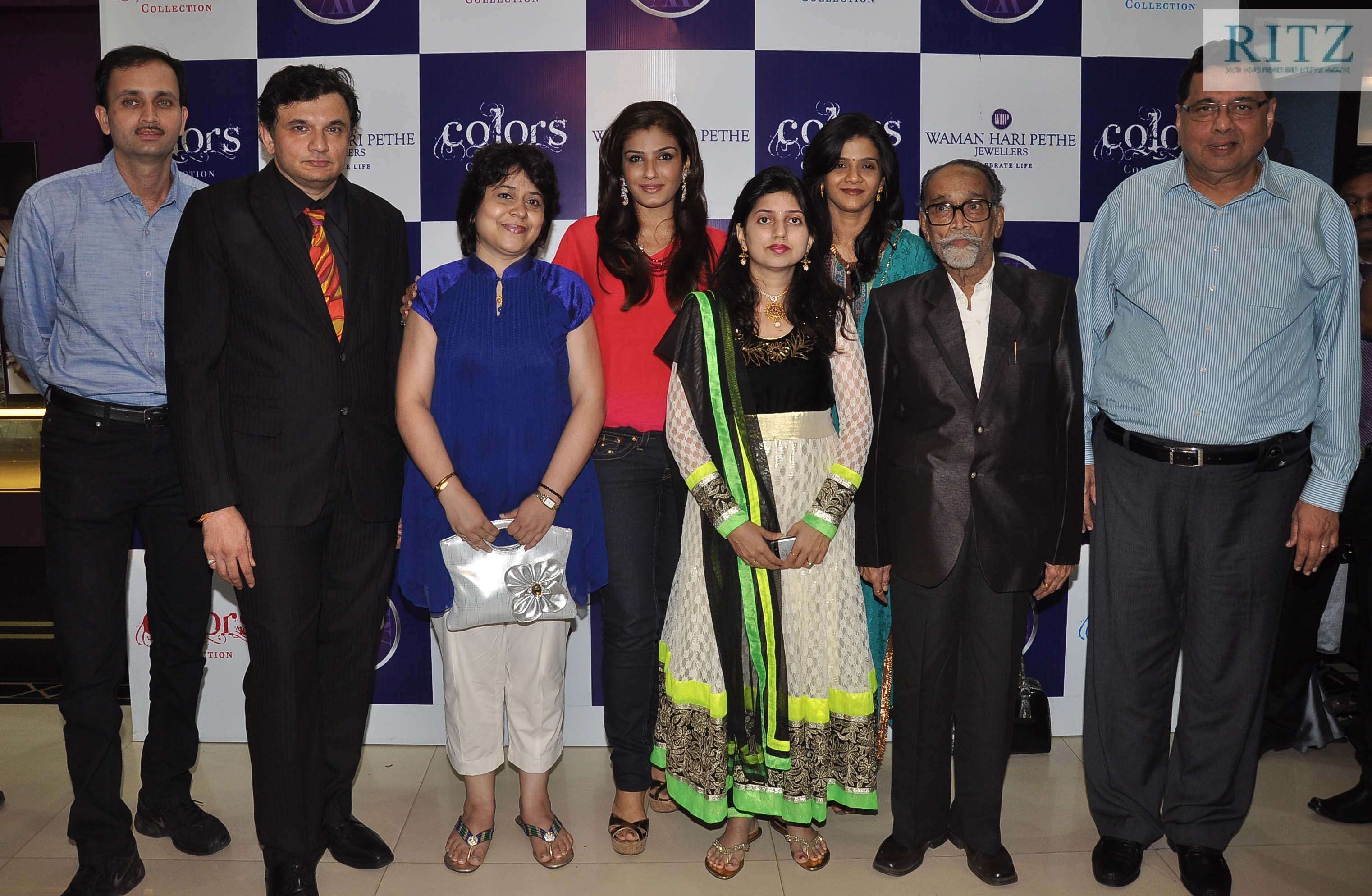 Aditya Pethe with family at the launch of Exclusive new collection ...
