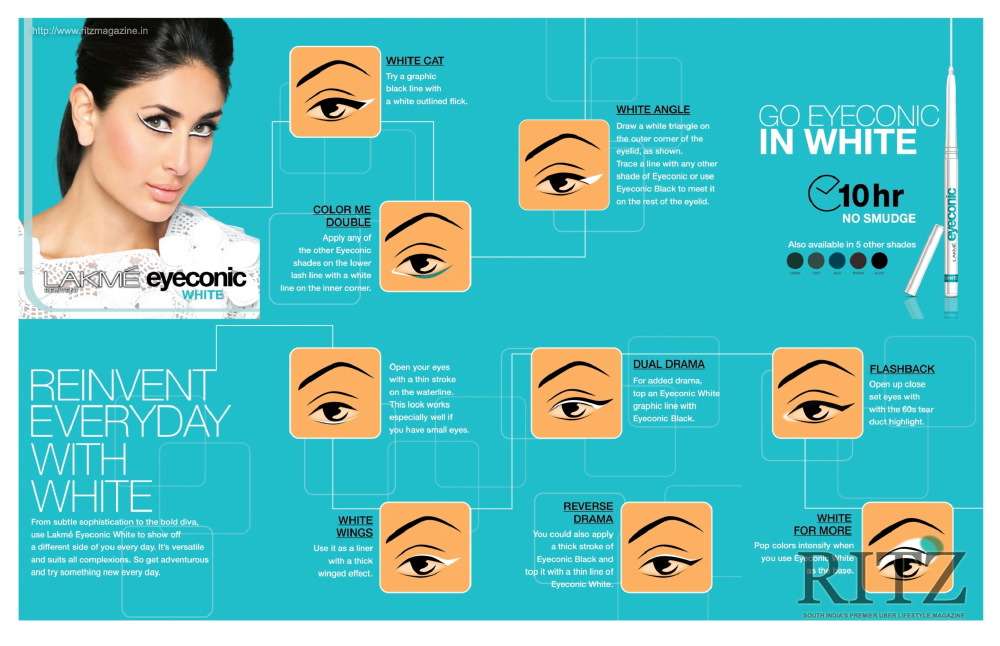 Go Eyeconic with white break the codes with white on your eyes | RITZ