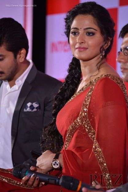 Anushka Shetty launches Intex Aqua Style Pro at Taj Krishna ...