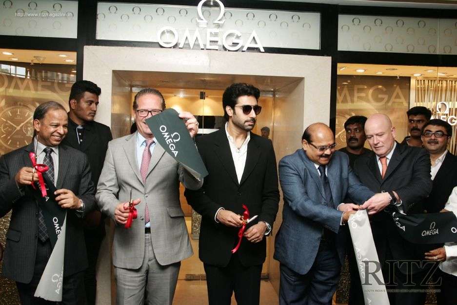 Abhishek Bachchan launches Omega Watches at Express Avenue Mall ...