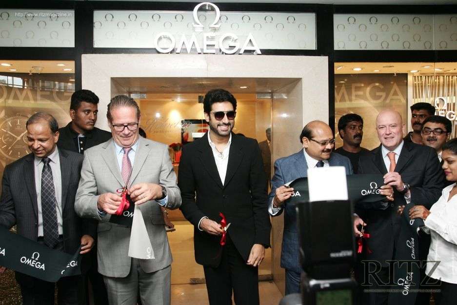 Abhishek Bachchan launches Omega Watches at Express Avenue Mall ...