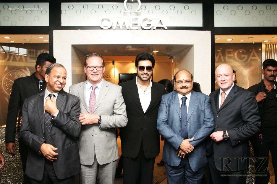 Abhishek Bachchan launches Omega Watches at Express Avenue Mall ...