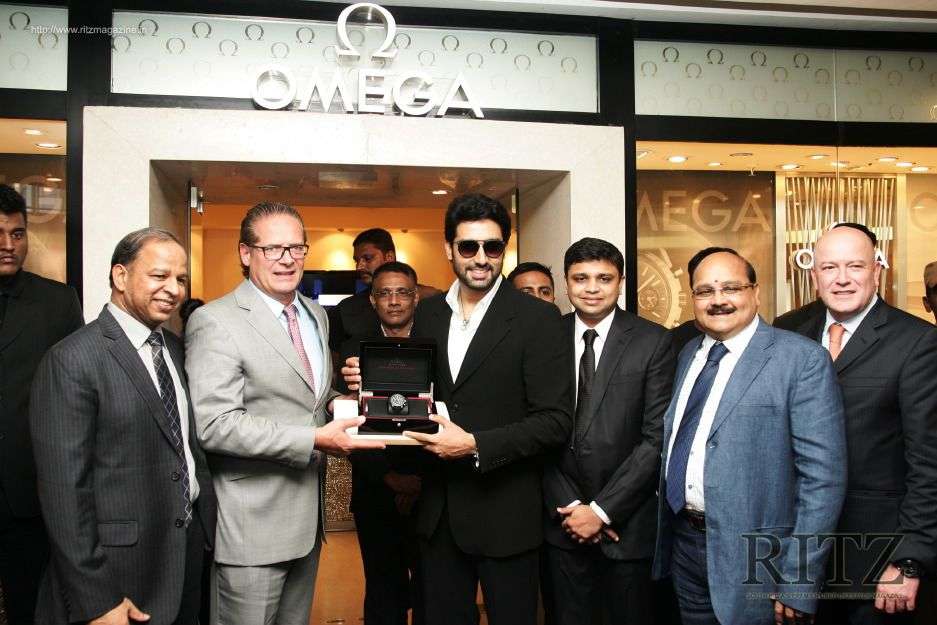 Abhishek Bachchan launches Omega Watches at Express Avenue Mall ...