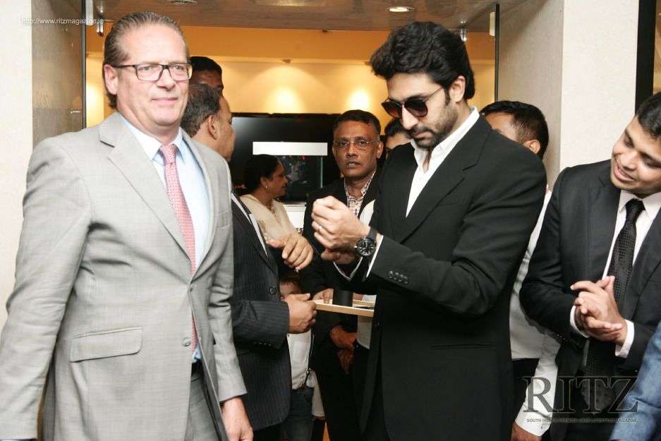 Abhishek Bachchan launches Omega Watches at Express Avenue Mall ...