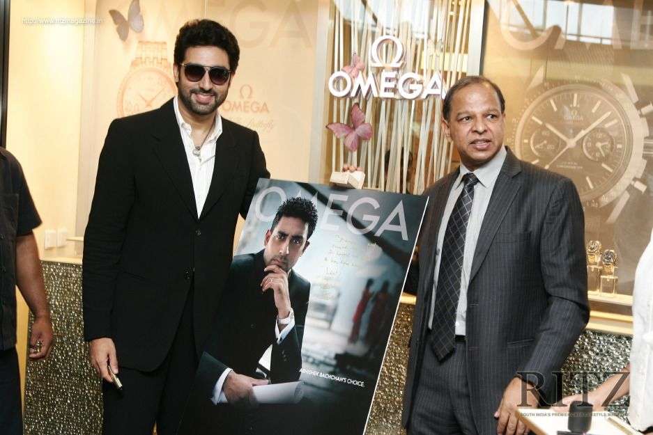 Abhishek Bachchan launches Omega Watches at Express Avenue Mall ...