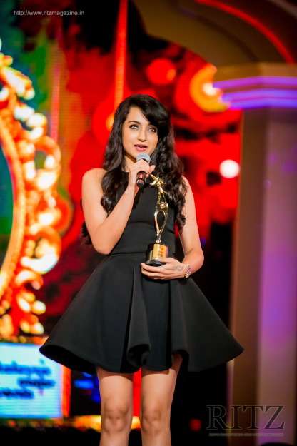 Trisha In Black Dress