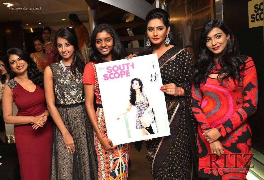 Ragini Dwivedi unveiled october issue of South Scope Magazine in ...