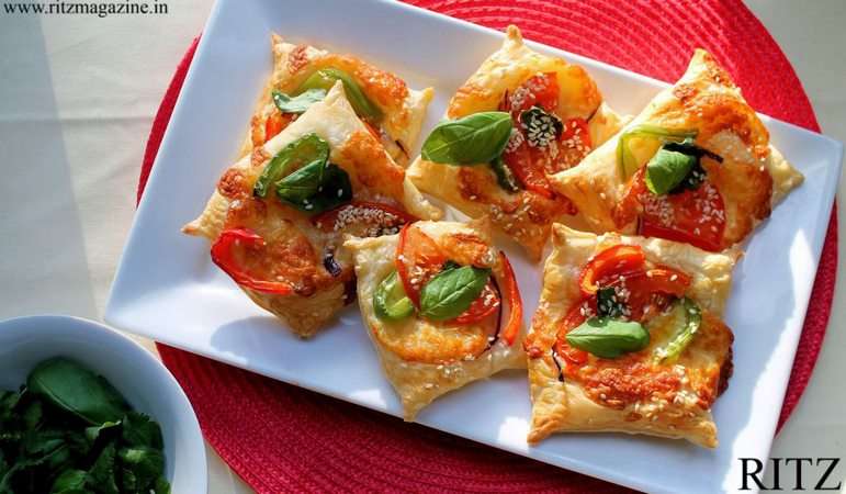 Tomato, Pepper And Herb Puff Squares | RITZ