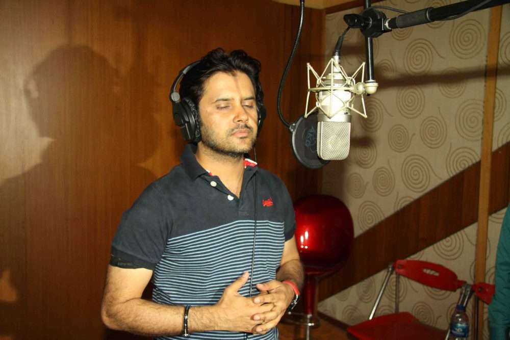 Javed Ali at the song recording of "SHAMBO" album | RITZ