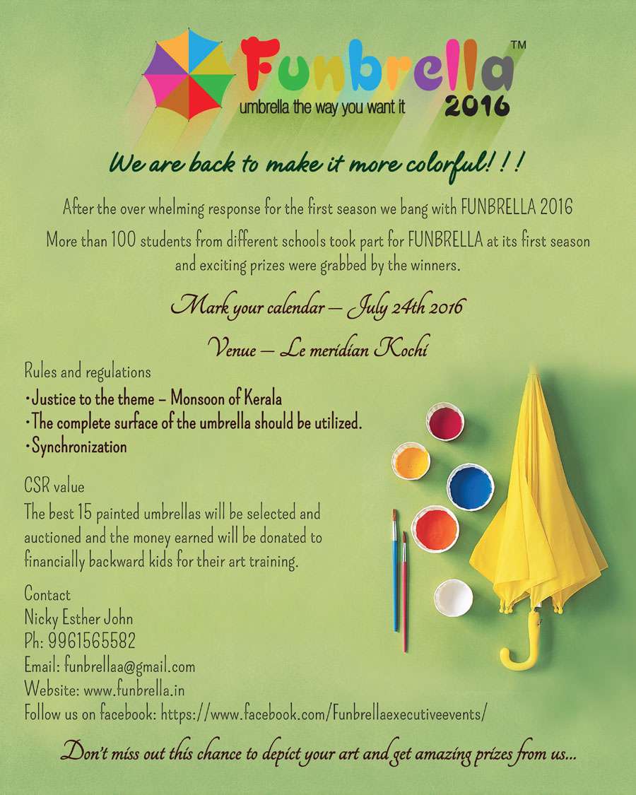 All Young Picasos Get Ready for Funbrella 2016! | RITZ