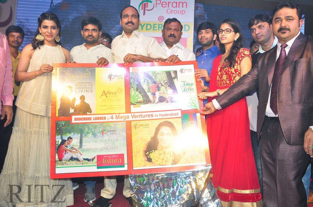 Samantha Launches Peram Group Ventures Broucher | RITZ