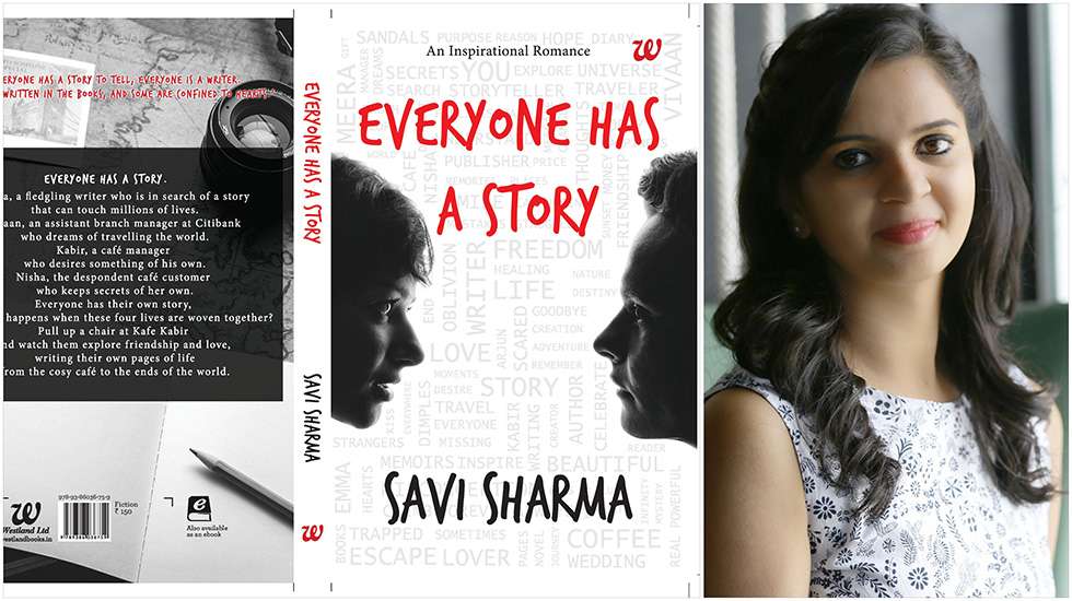Popular debutante author Savi Sharma’s “Everyone Has A Story” | RITZ