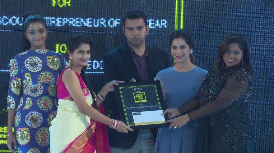 Allola Divya Reddy wins SouthScope's Most Eco Conscious Entrepreneur of ...