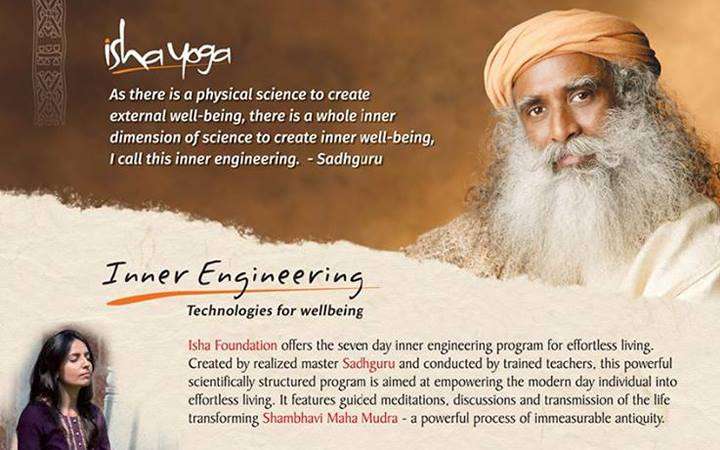 Isha Yoga offers Inner Engineering Technologies | RITZ