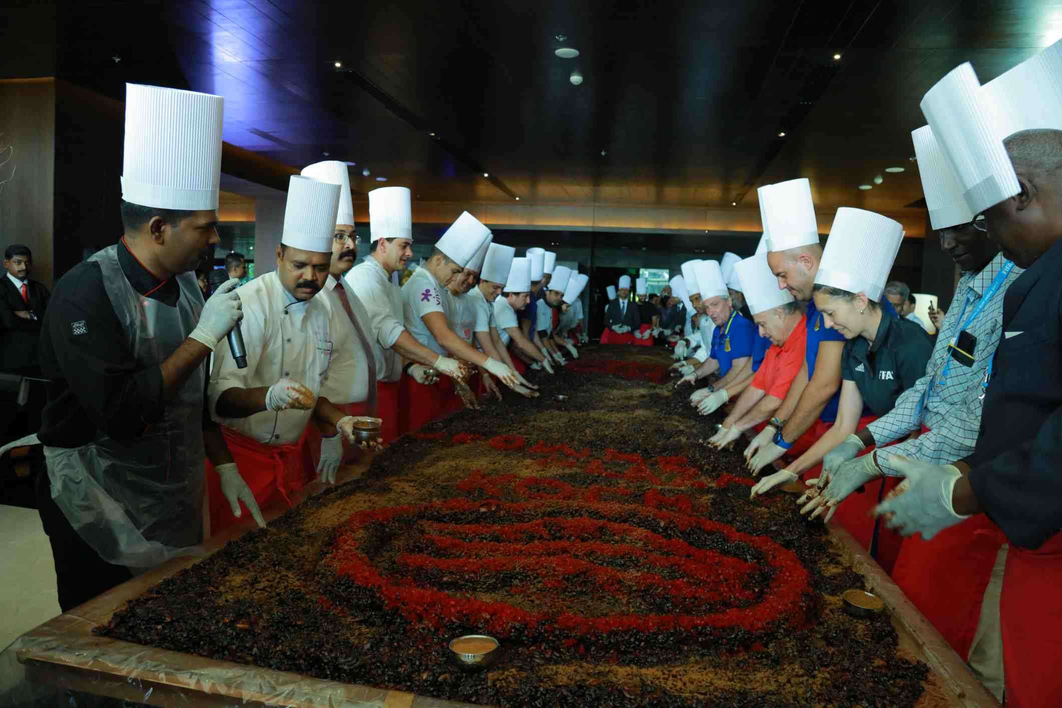 An International Cake Mixing Ceremony at Crowne! | RITZ