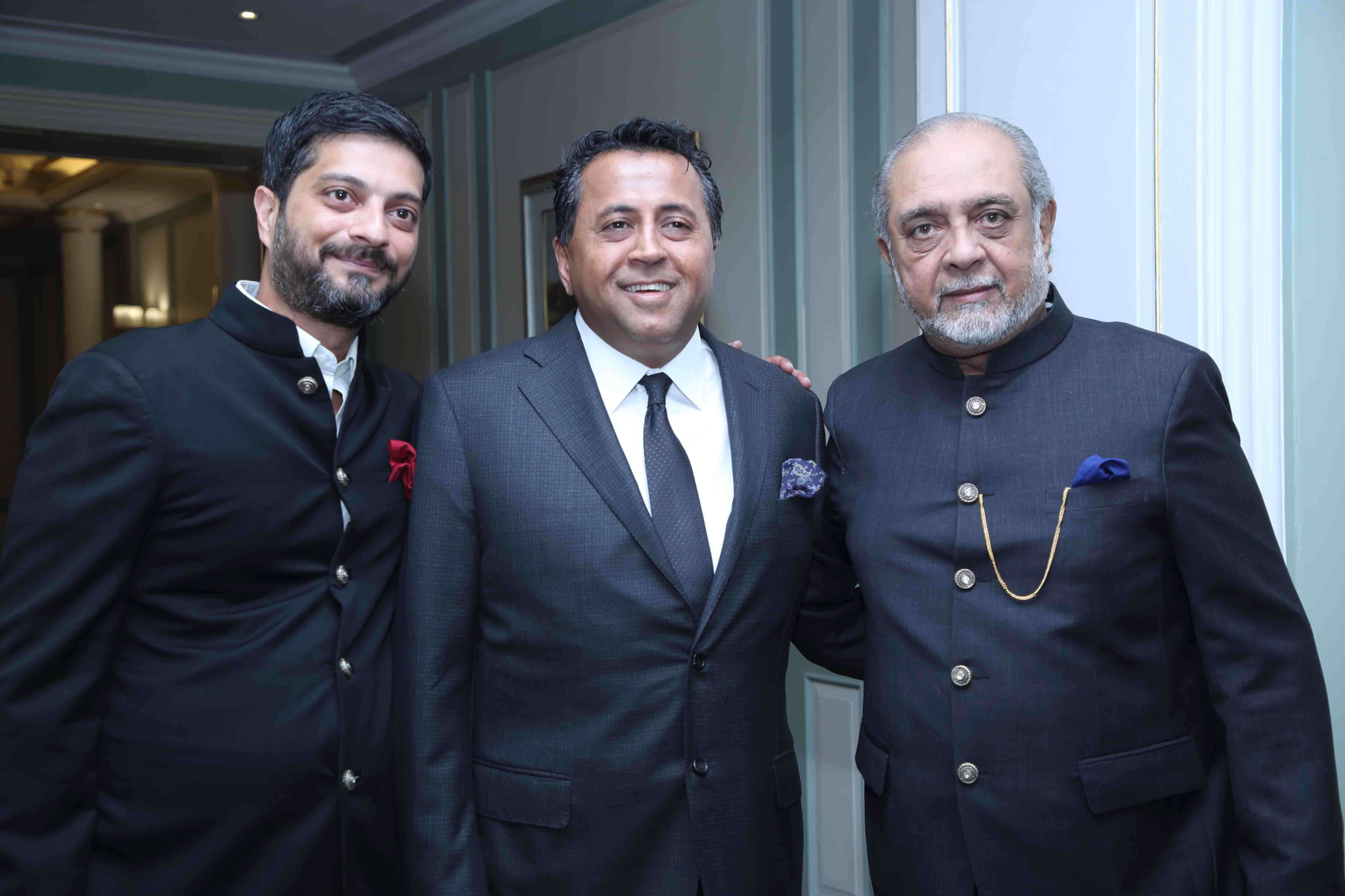 Left Akshar Peerbhoy Jitu Virwani Right Bunty Peerbhoy Ritz