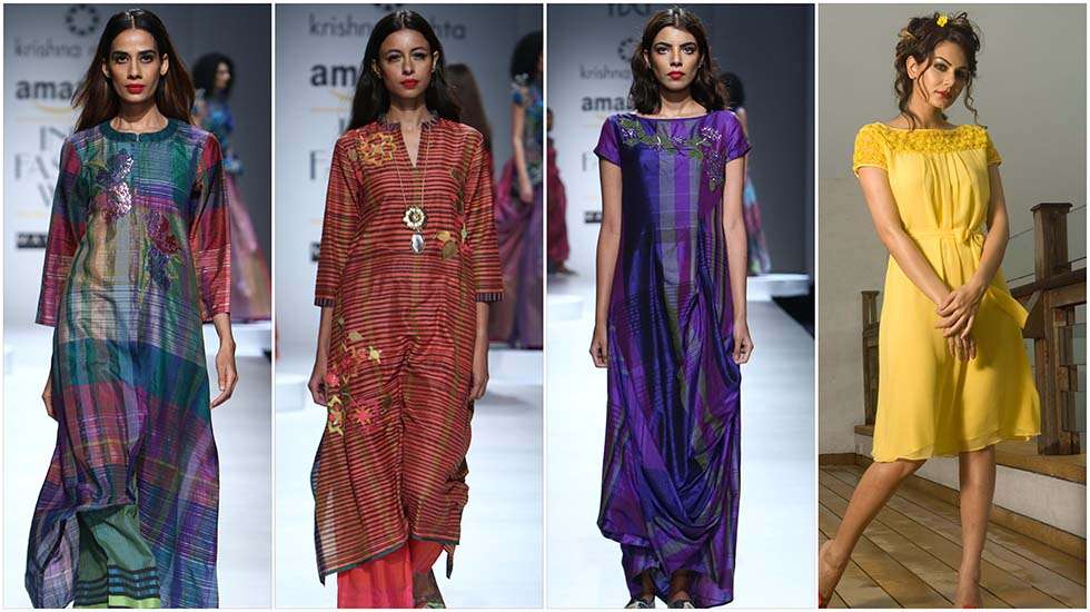Krishna Mehta & Shilpa K exhibits their latest collections at Vimonisha ...