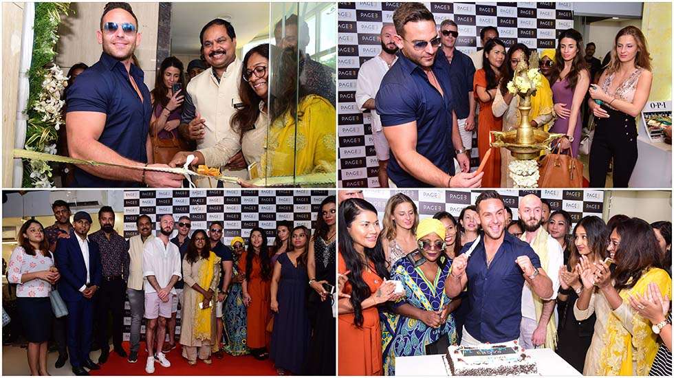 Hollywood Actor Adam Collins Launches the all new Page3 Salon ...