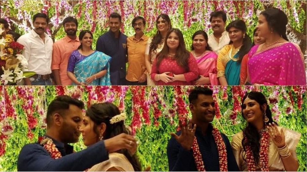 Actor Vishal Engagement latest photos | RITZ