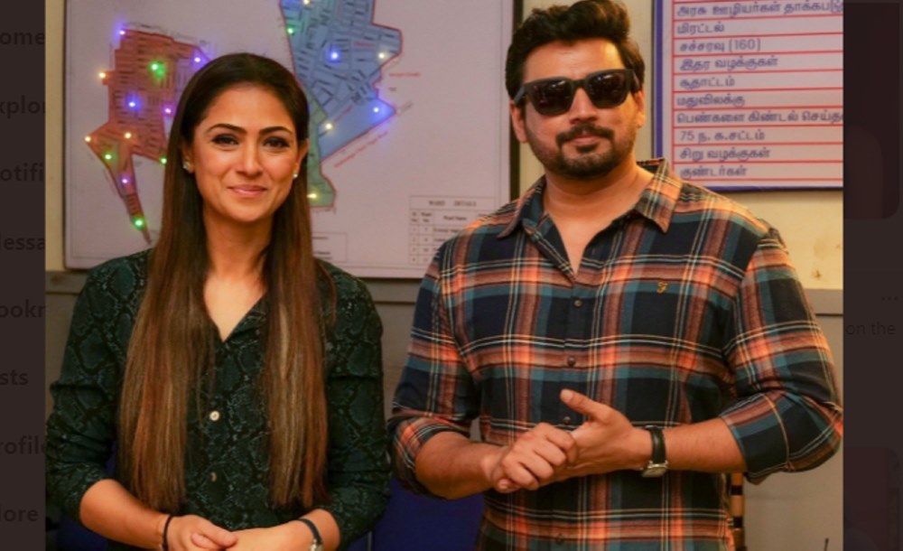 Prashanth And Simran Celebrate Their Birthdays On The Sets Of Andhagan ...