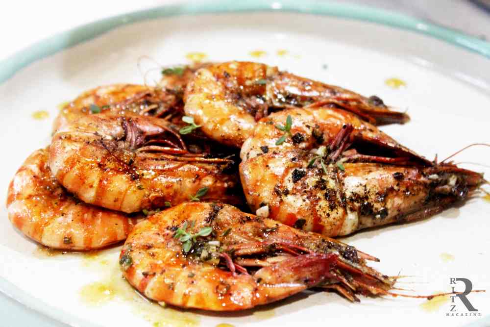 Grilled prawns with chilli – honey glaze | RITZ