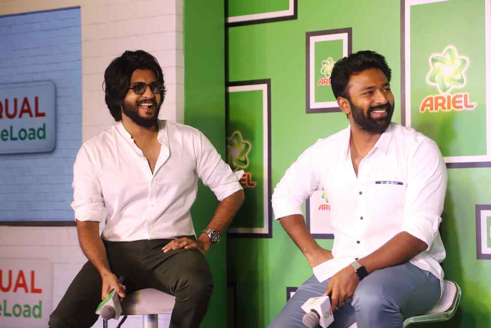 Actors Shanthanu Bhagyaraj and Ciby Bhuvana Chandra at the launch of ...