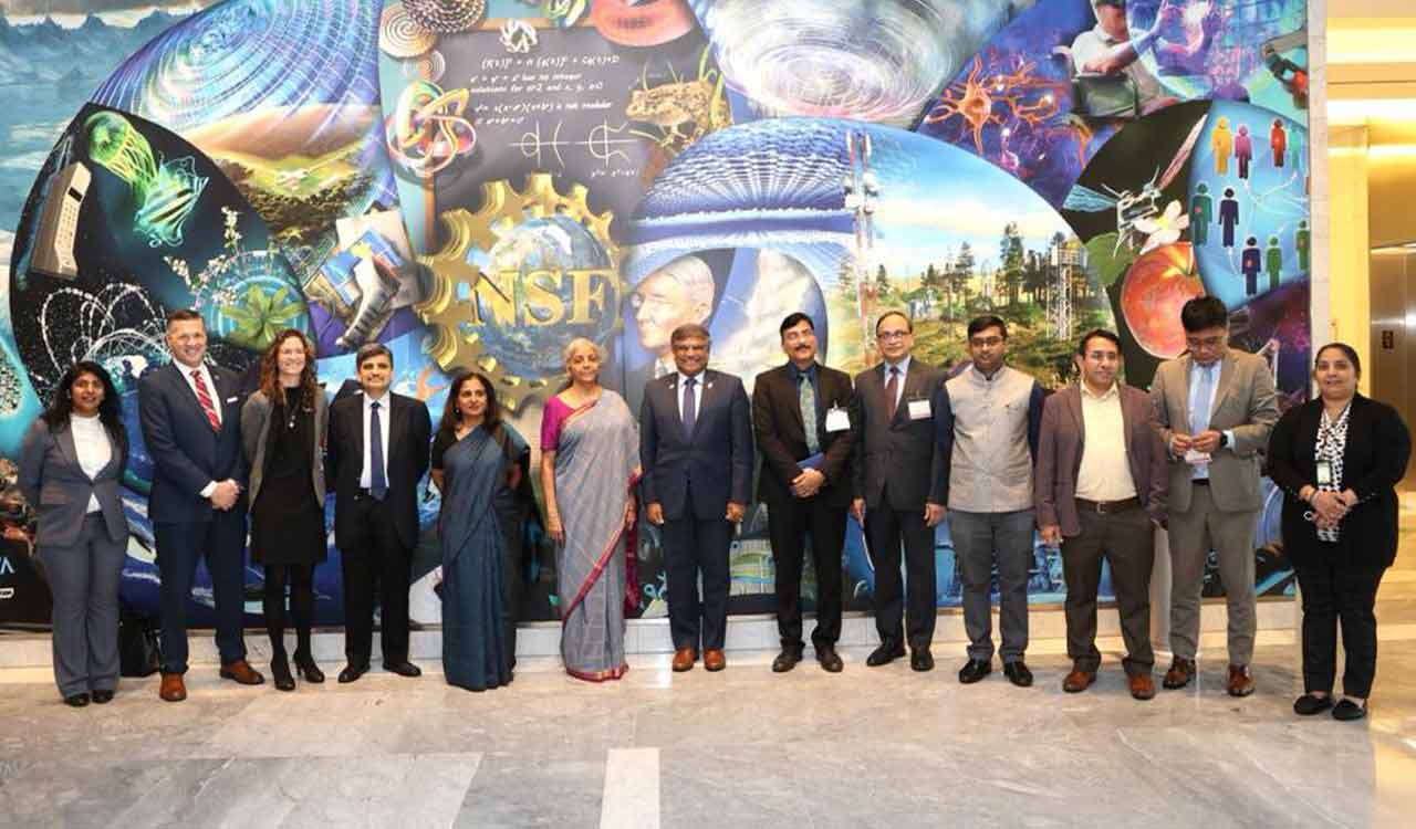 Nirmala Sitharaman visits National Science Foundation in Washington | RITZ