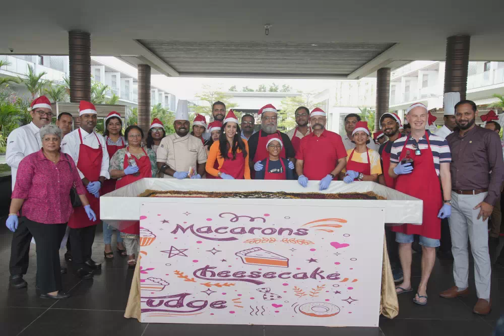 Cake Mixing Ceremony at The Sheraton Grand Chennai Resort & Spa | RITZ