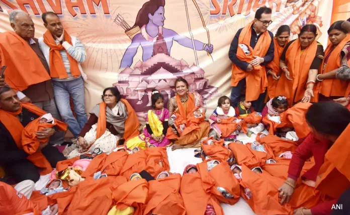 Babies born on Ram Mandir opening day named Ram and Sita | RITZ