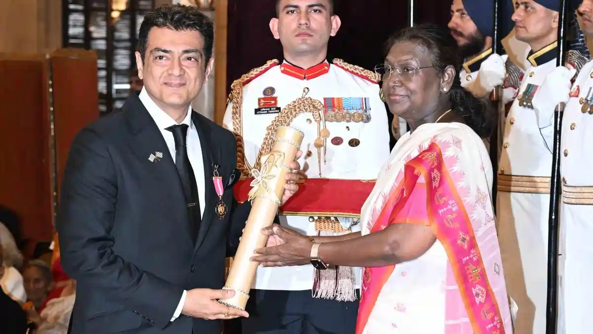Actor Ajith Kumar and other celebrities receive Padma Awards | RITZ