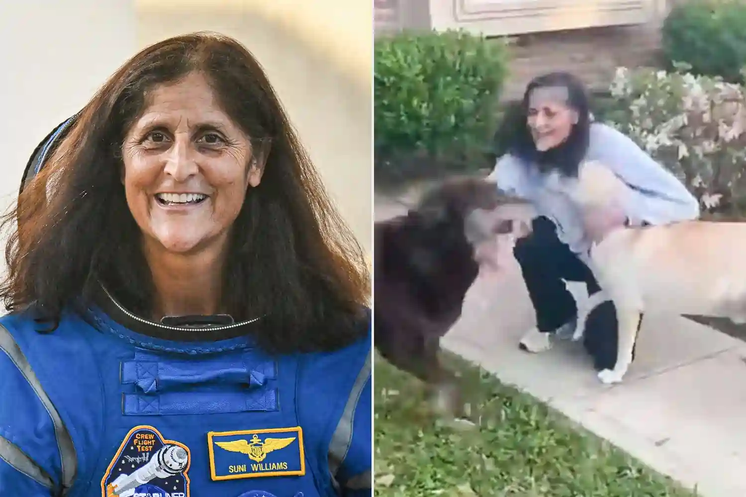 Astronaut Sunita Williams happy to reunite with her pet dogs | RITZ